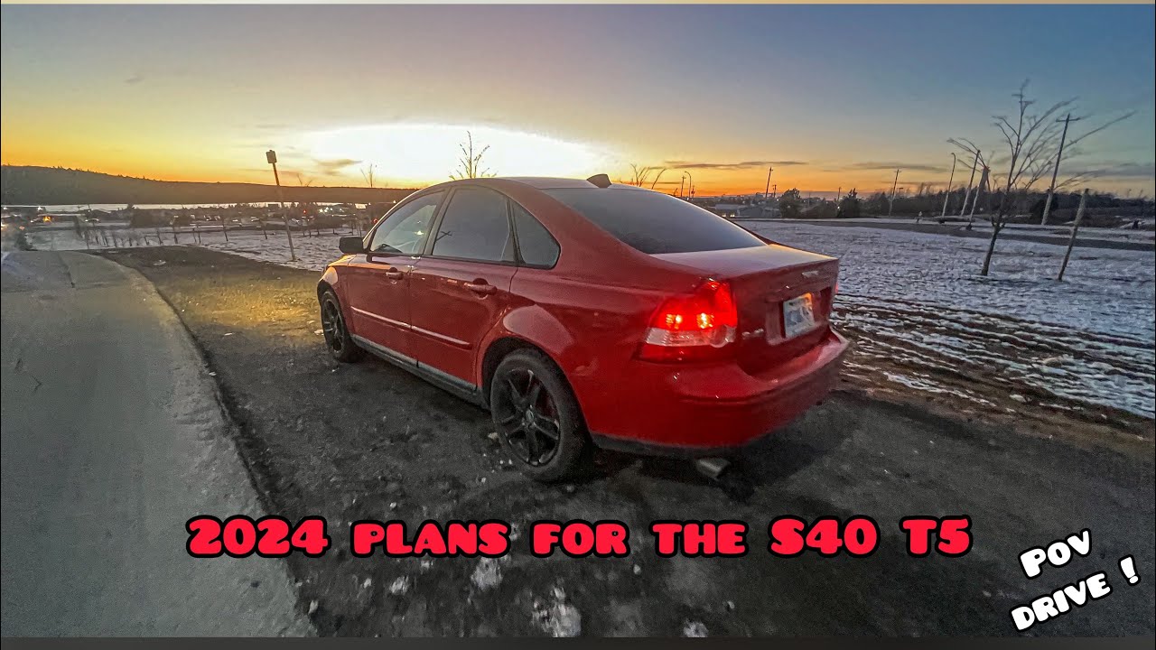 2024 PLANS + SUNSET POV DRIVE IN MY VOLVO S40 T5 ! - YouTube