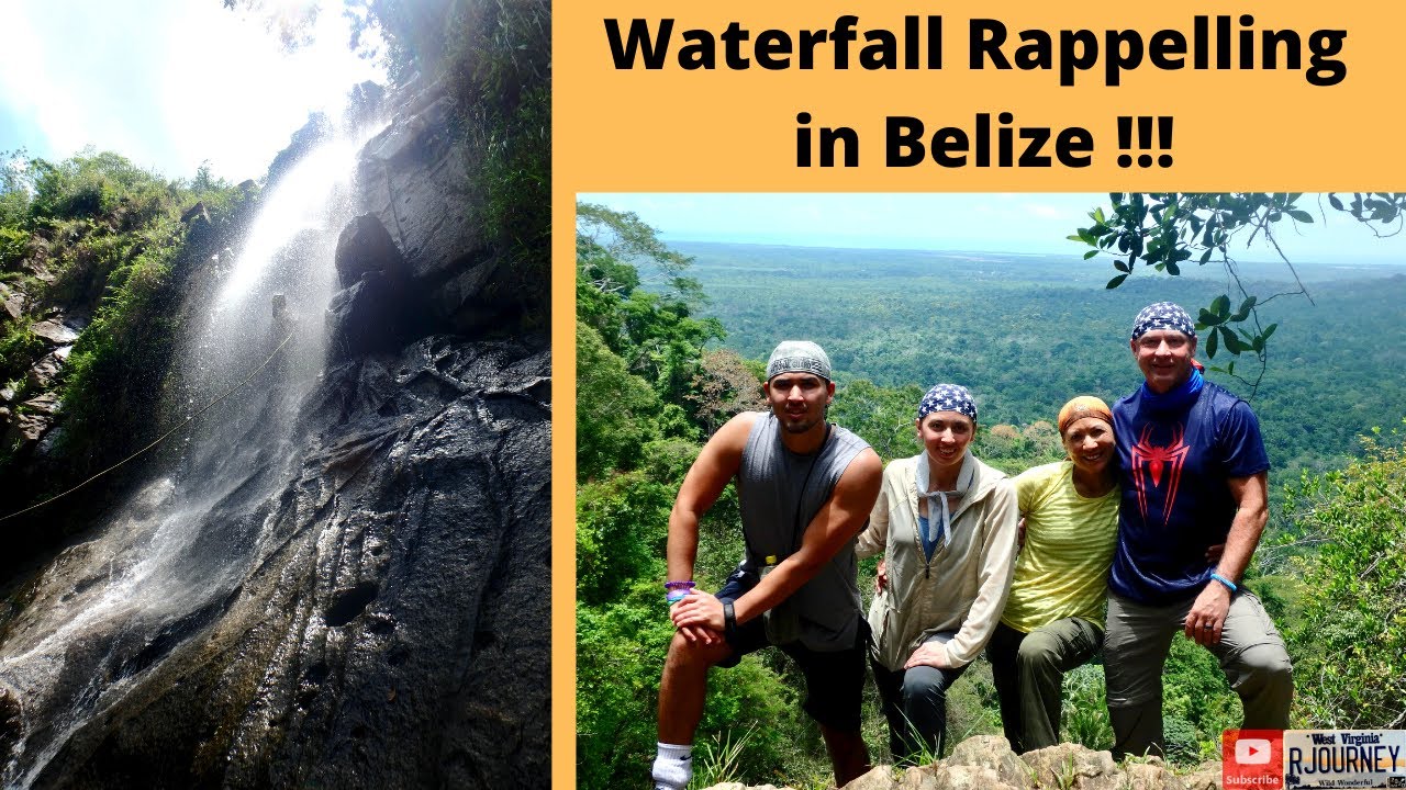Belize Waterfall Rappelling Adventure Waterfall Waterfall Rappelling: