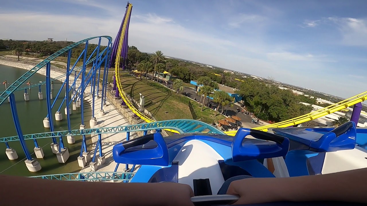 Wave Breaker: The Rescue Coaster SeaWorld San Antonio 2020 - YouTube