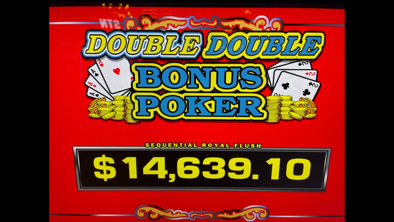 Video Poker: Double Double Bonus Poker Sequential Royal Session - YouTube