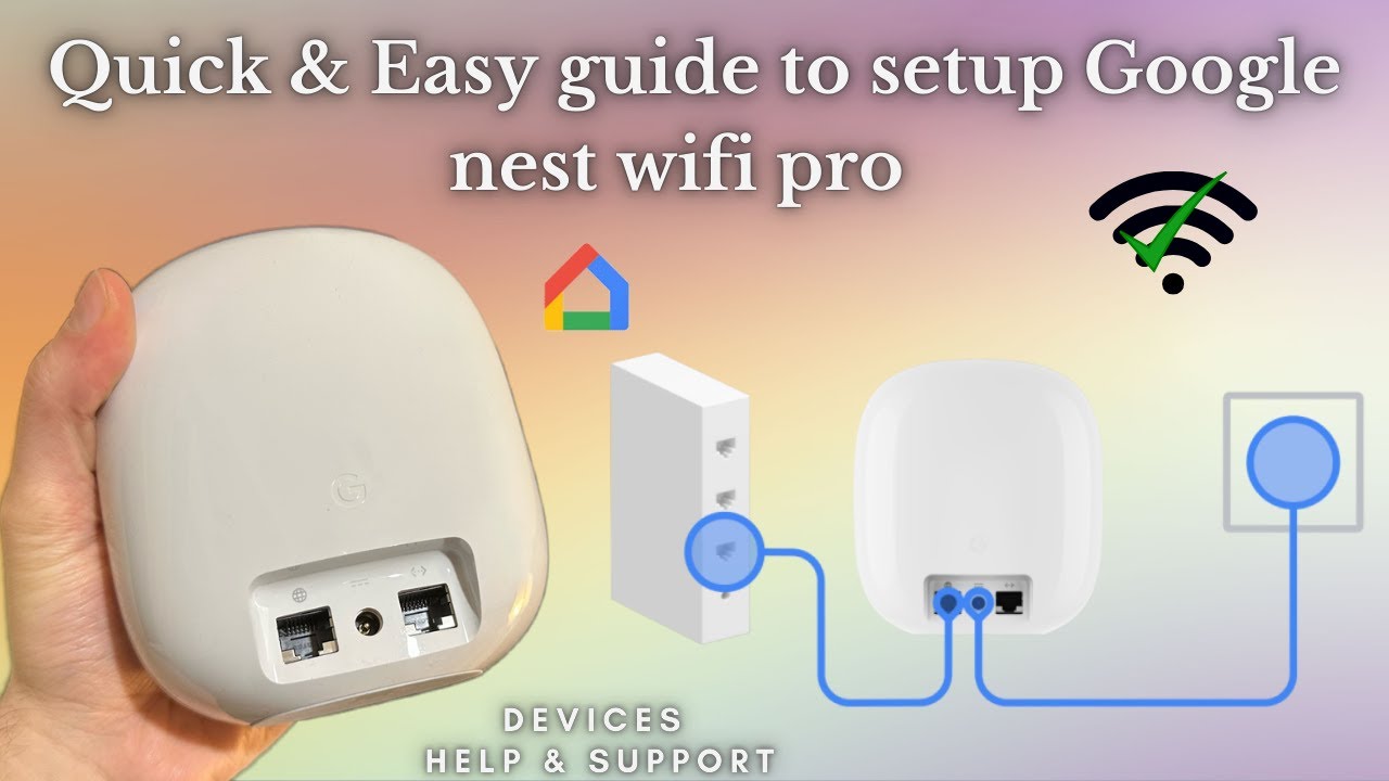A Quick guide to setup Google nest wifi pro | Google Nest Wifi Pro ...