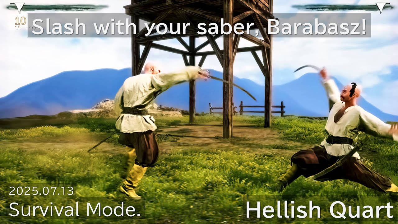 【字幕あり】HELLISH QUART Survival Mode. "Slash with your saber, Barabasz ...