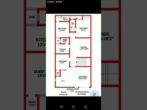 35x70 house plan design 2024 - YouTube