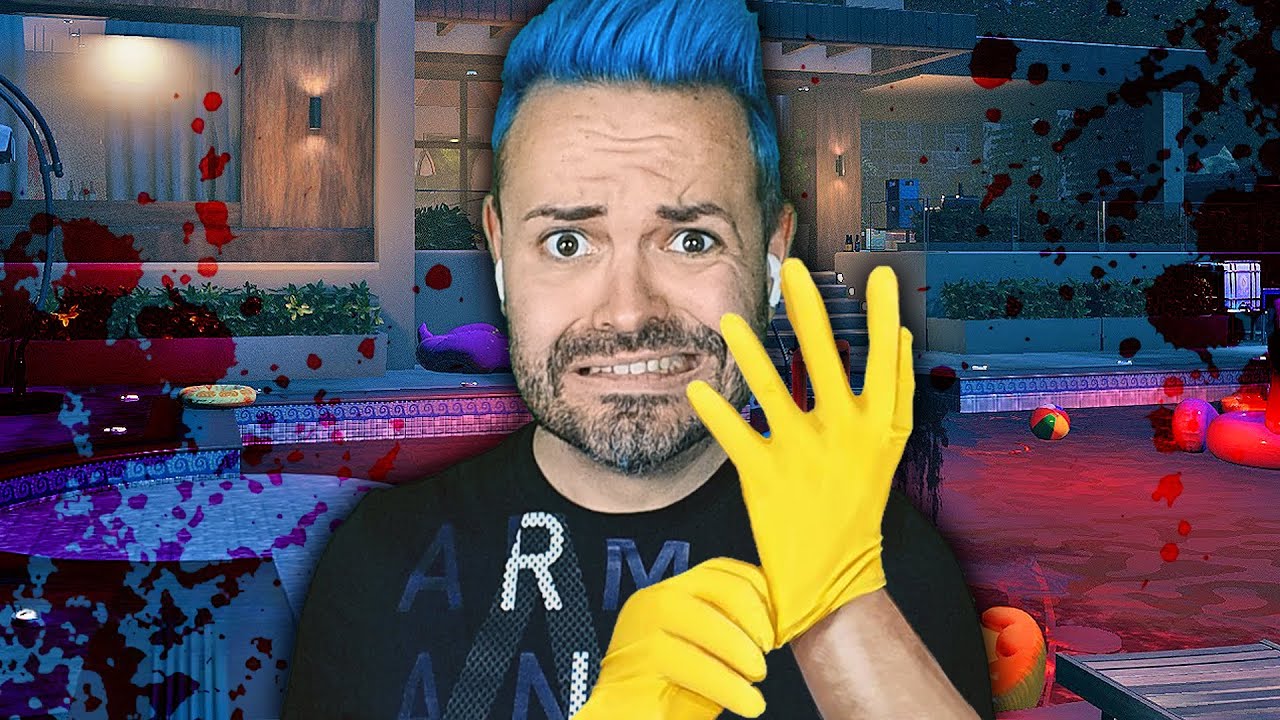 A POOL PARTY MASSACRE!! | Crime Scene Cleaner | Chapter 6 Affair with ...