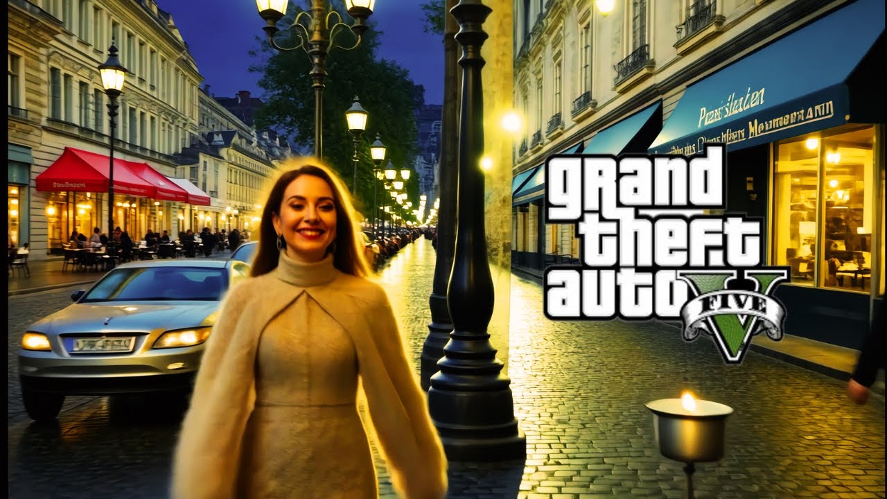 GTA 5 Gameplay in Paris (Reimagined by AI) - YouTube