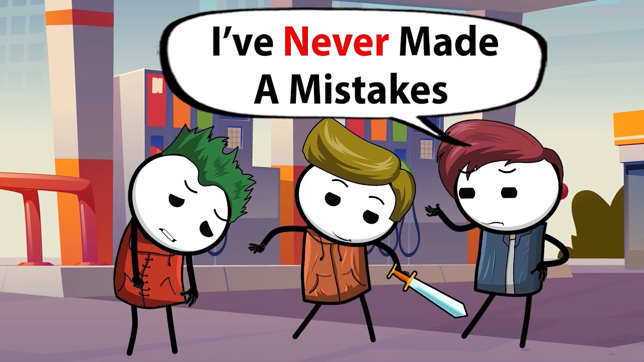 We All Make Mistakes | Funny Cartoon - YouTube