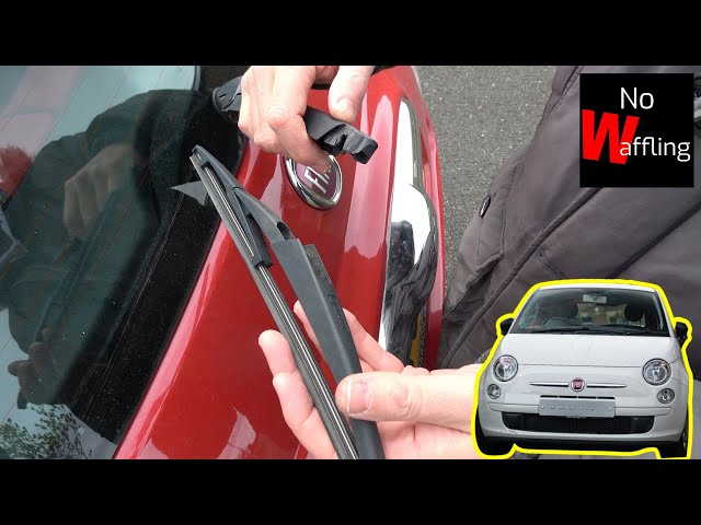 How to Change REAR WIPER on 2013 FIAT 500 For New Drivers YouTube