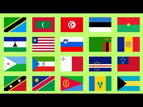 Draw and guess the color of 20 difficult country flags, Flag painting ...