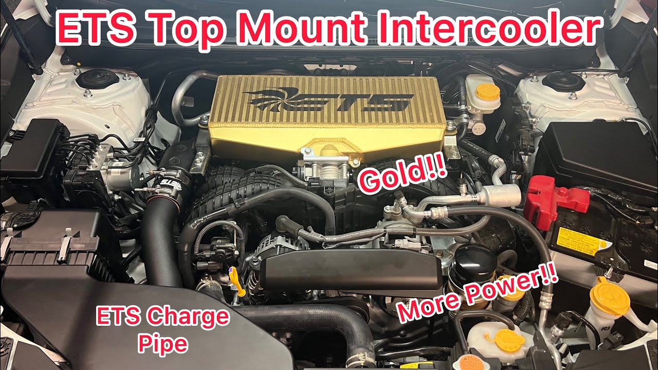 22+ WRX ETS TMIC & Charge Pipe Install + Perrin Pitch Stop - YouTube