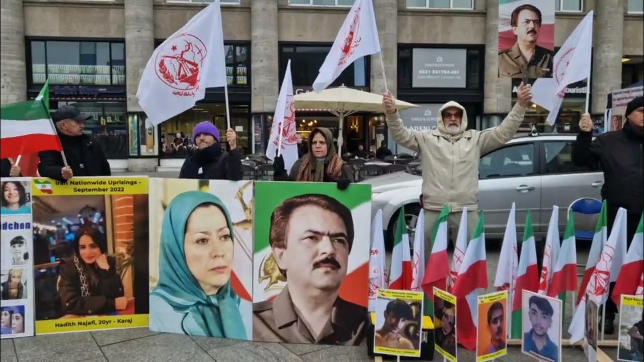 کلن آلمان تظاهرات ایرانیان آزاده در همبستگی با قیام سراسری ۱۷آبان