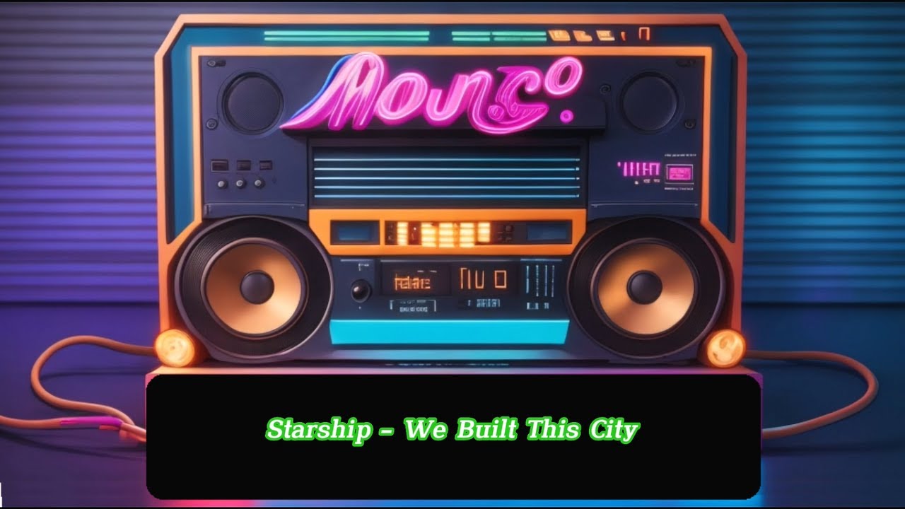 We Built This City - Starship • 80's • Lyrics - YouTube