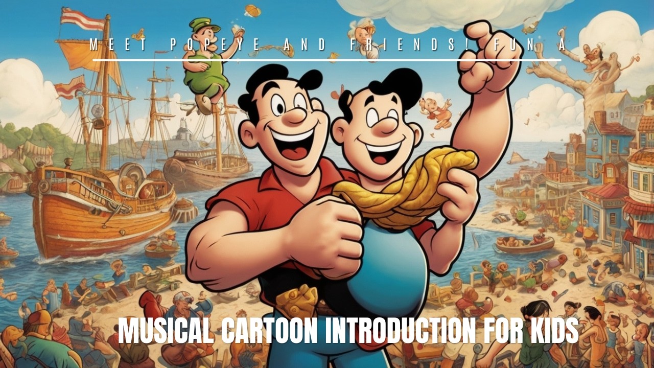 Meet Popeye and Friends! Fun and Musical Cartoon Introduction for Kids ...