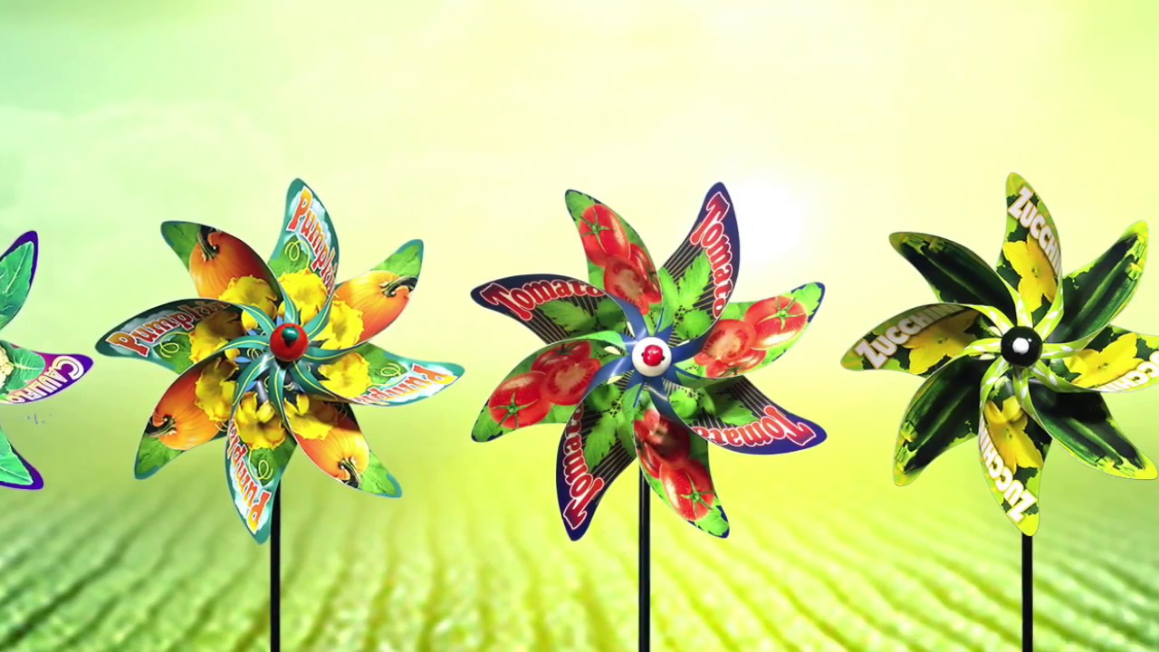 Paper Arboretum Garden Marker Pinwheels - YouTube
