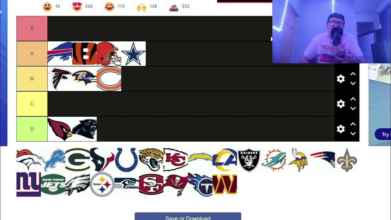 NFL Fanbase Tier List YouTube nfl-fanbase-tier-list-youtube