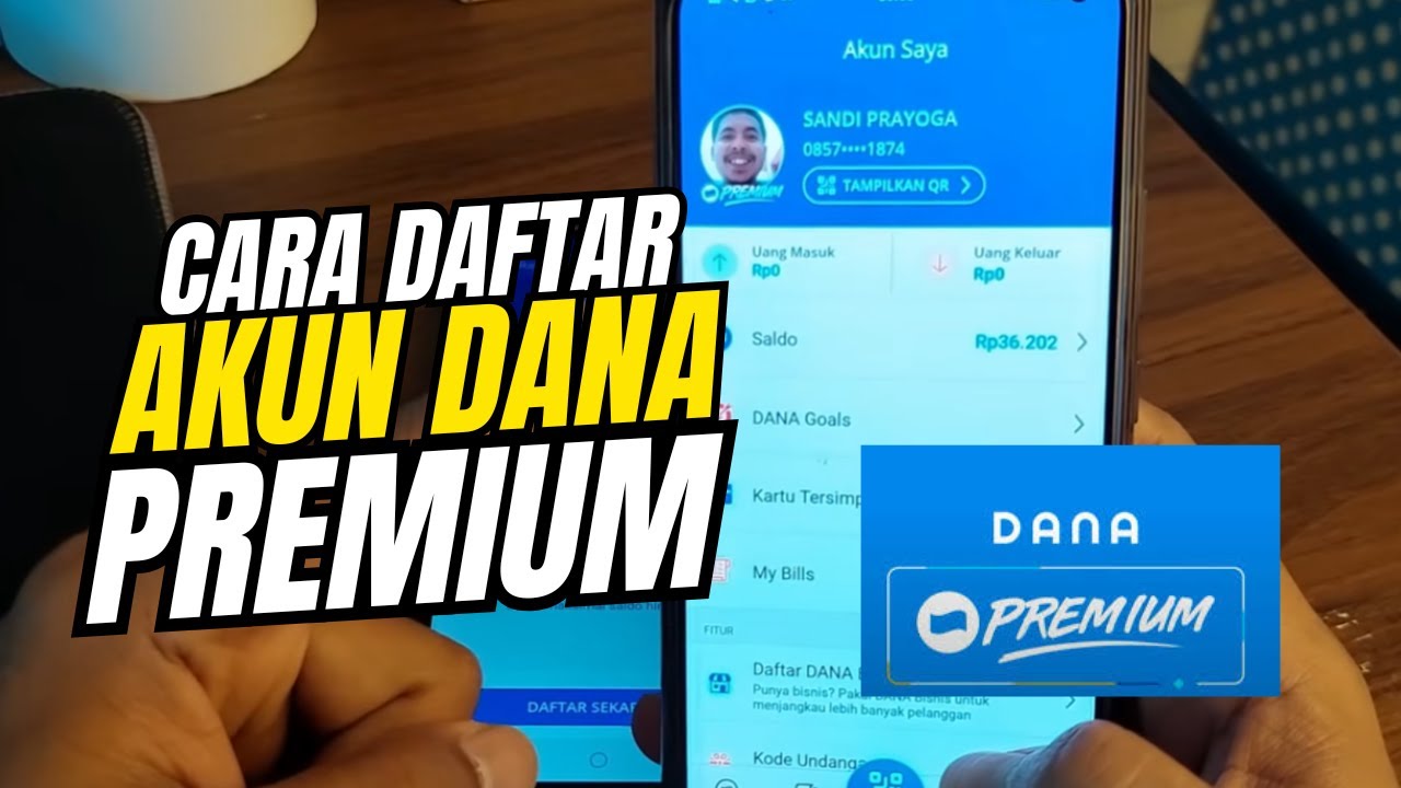 Cara daftar akun dana premium - YouTube
