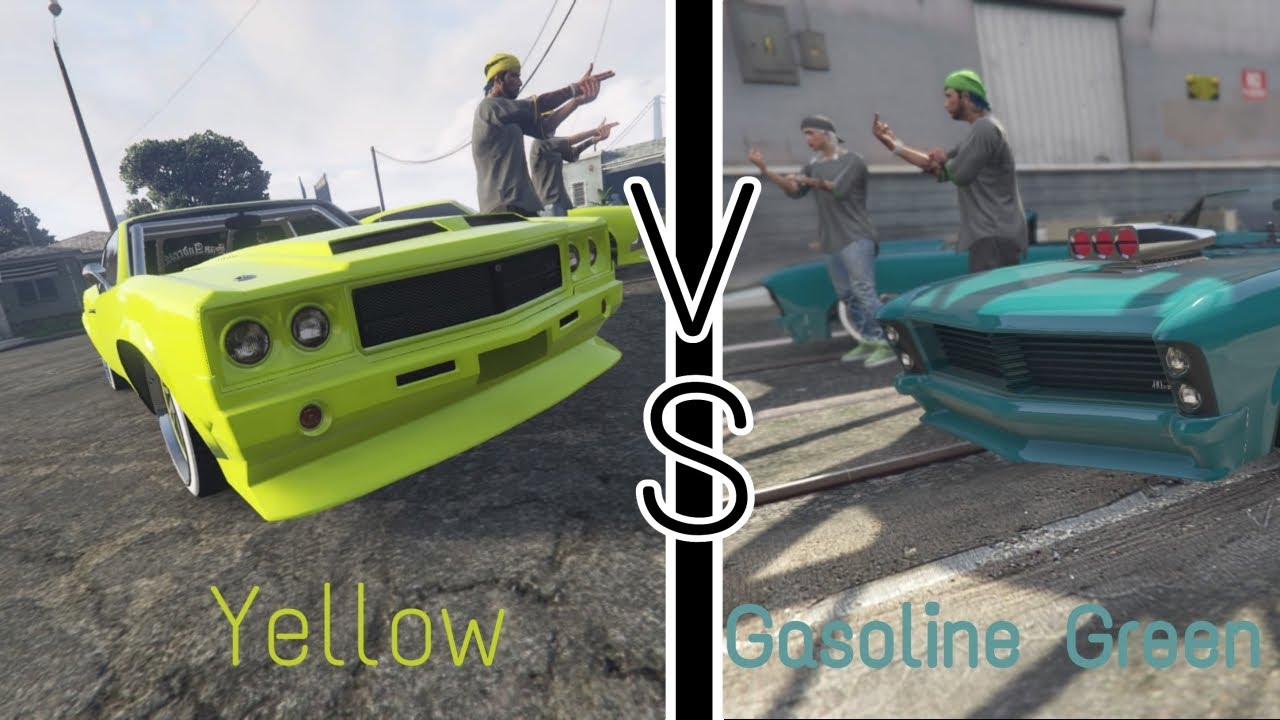GTA 5 gangster Battle Yellow Vs Green (Alien vs Alien remastered/2.0 ...