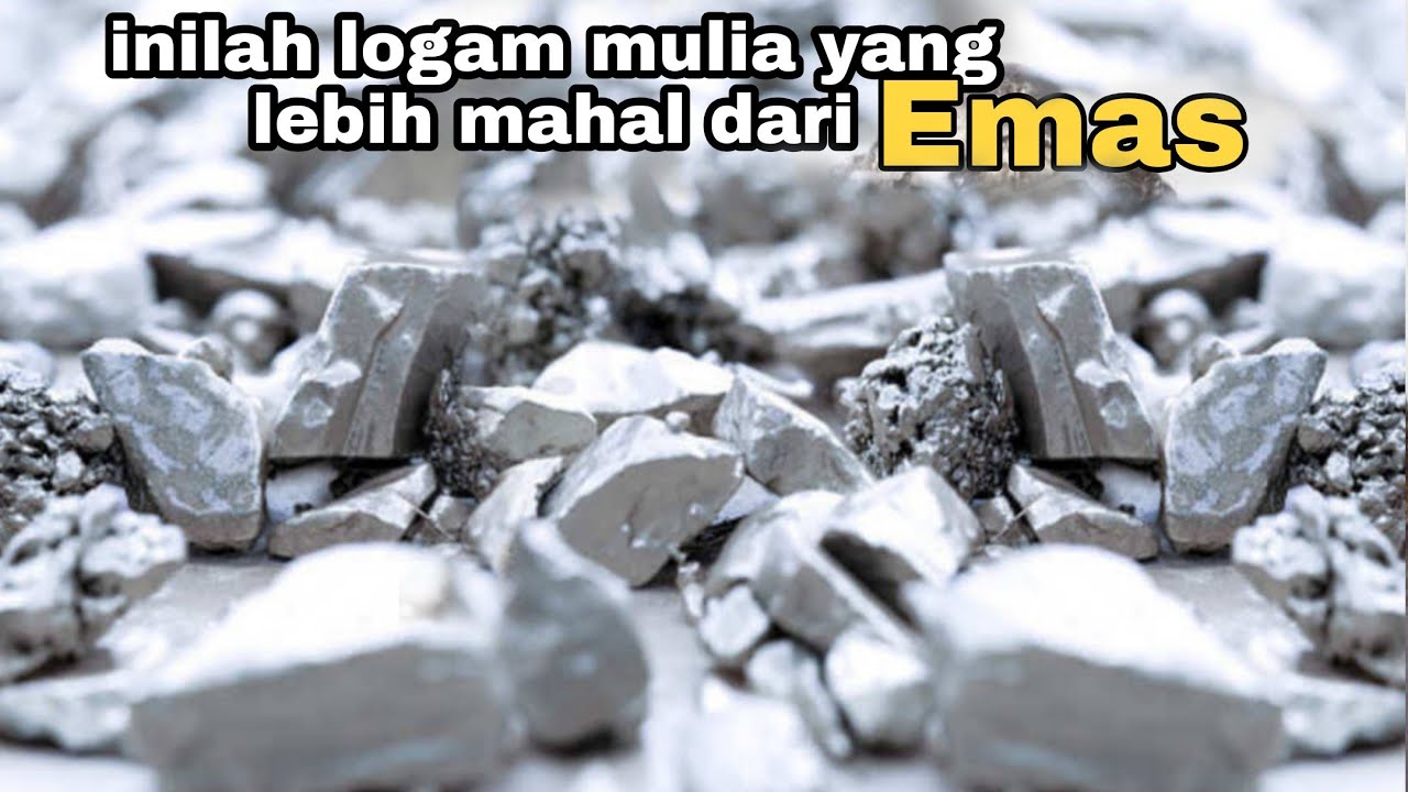 bukan emas !! inilah logam mulia paling mahal di dunia - YouTube