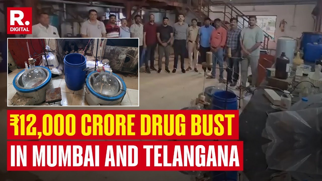 12 Persons Arrested in Mega Drug Bust in Mumbai and Telangana, 5 Kg of ...