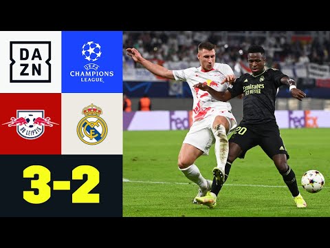RB Leipzig - Real Madrid 3:2 | UEFA Champions League | DAZN Highlights