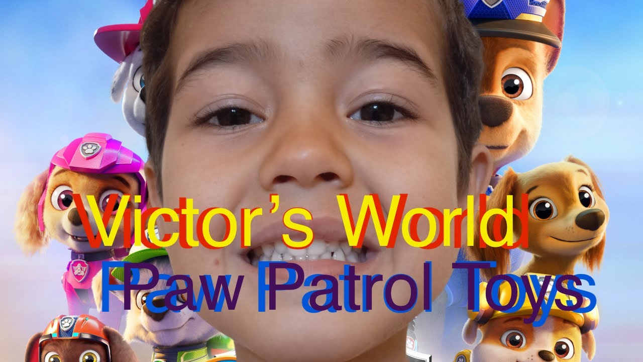 The New PAW PATROL TRUCK TOYS With Victor's World !!! 🐶😀😂🐶😀😂 - YouTube