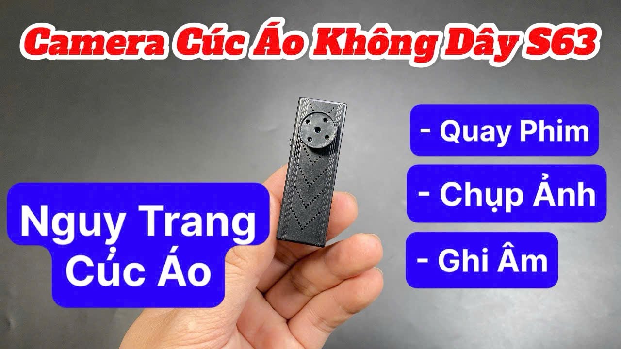 Camera mini cúc áo không dây s64 MẪU MỚI 2025 || HDSD và Cài Đặt Camera ...