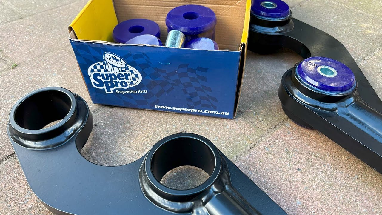 How to install SuperPro bushes quick any easy into a radius arm - YouTube
