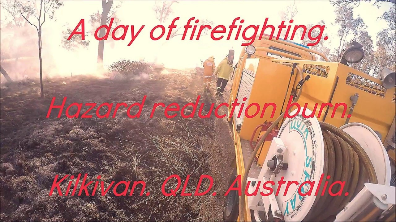 Hazard reduction burn. QLD Australia. - YouTube