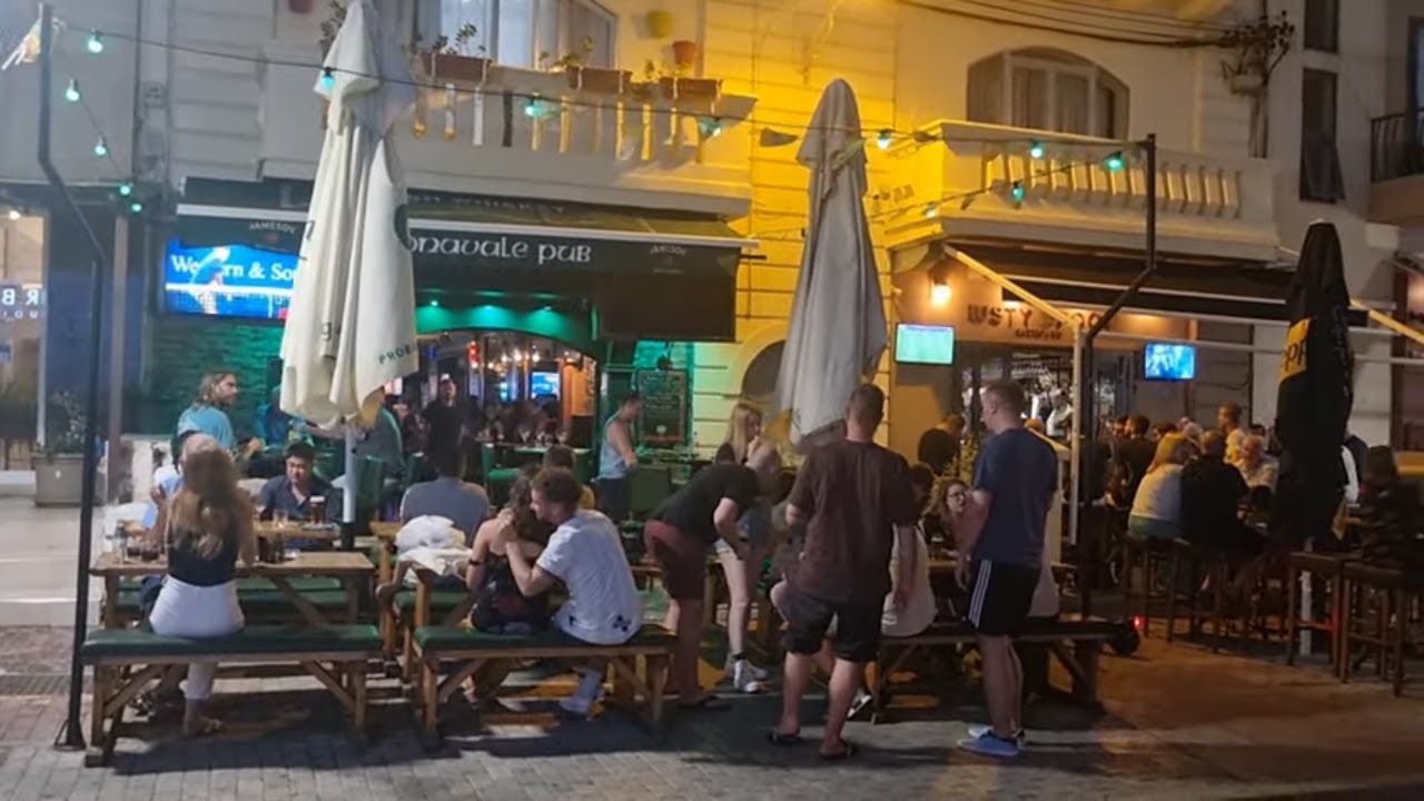 Bugibba MALTA At Night........ - YouTube