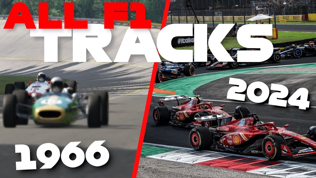 EVERY Formula 1 Track in History - Assetto Corsa (Complete) - YouTube