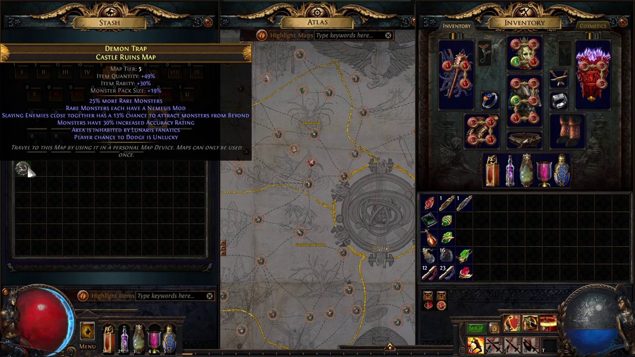 3 9 Atlas QOL Hack. Just press "Q" after clicking your stash before it ...