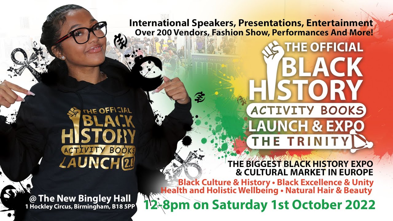 Black History Activity Books Launch 2022 Promo Video - YouTube