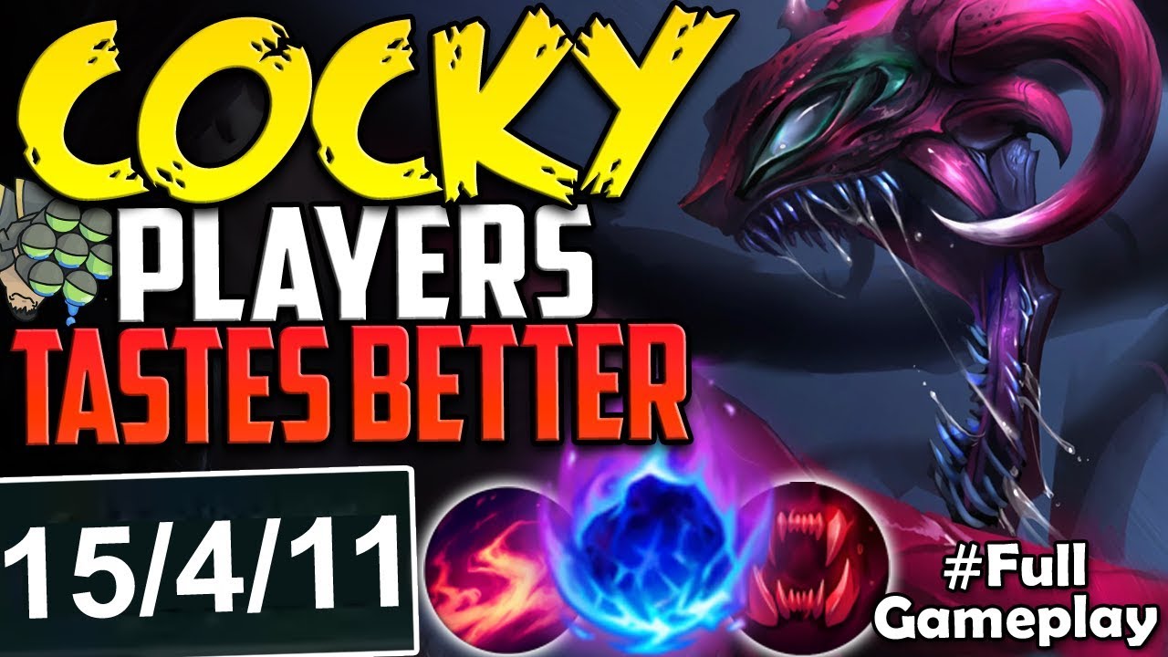 COCKY PLAYERS TASTES BETTER | ENRAGE THE BEAST | Cho'Gath vs Thresh TOP ...