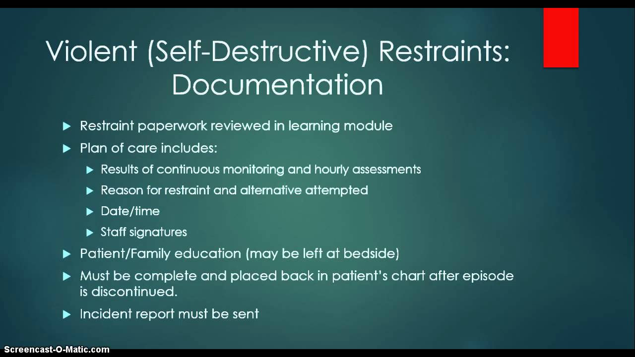 Physical Restraints - YouTube