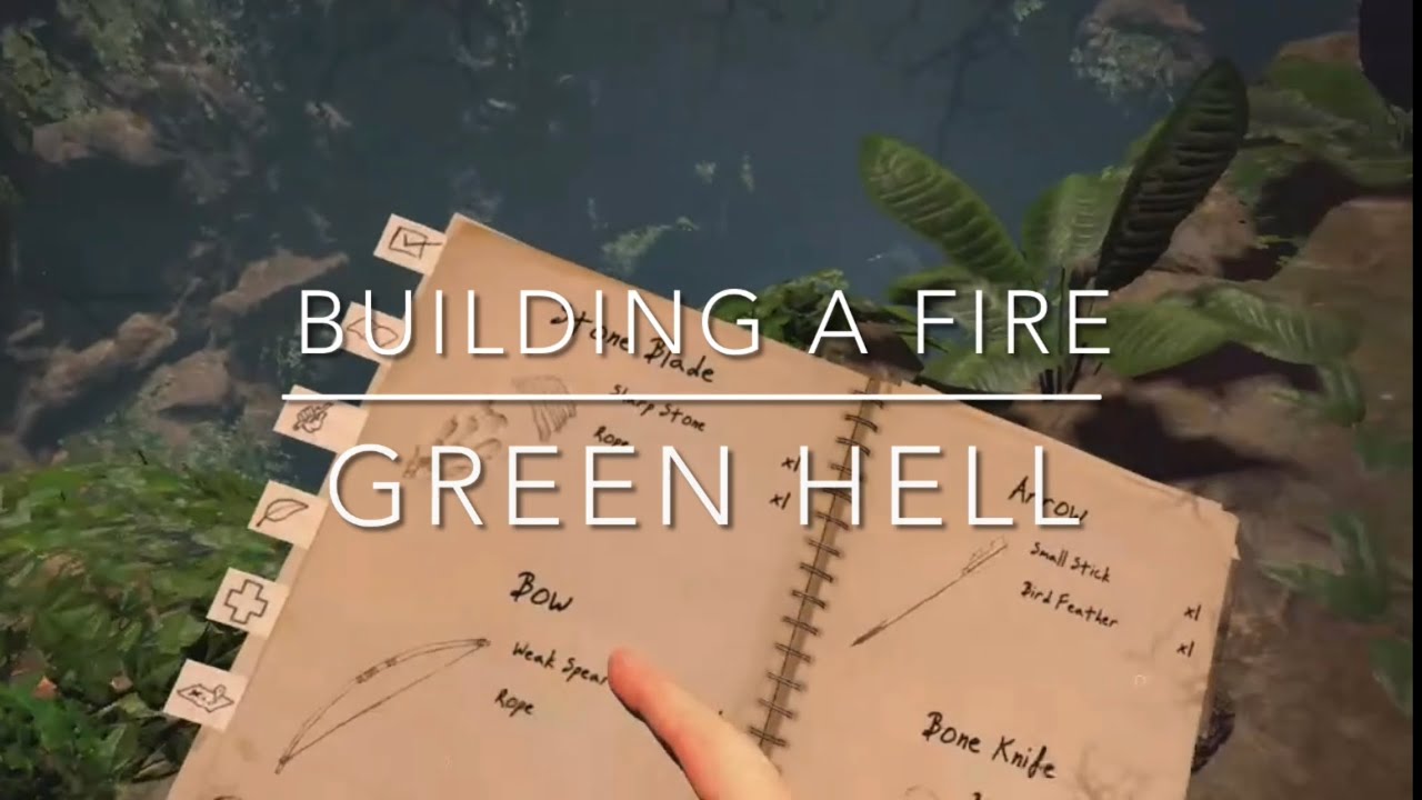 Building a fire in Green Hell VR - YouTube