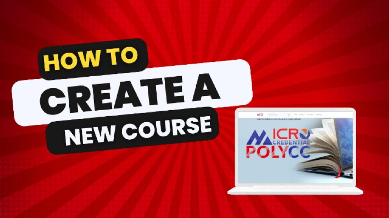 How to create new course in MC - YouTube