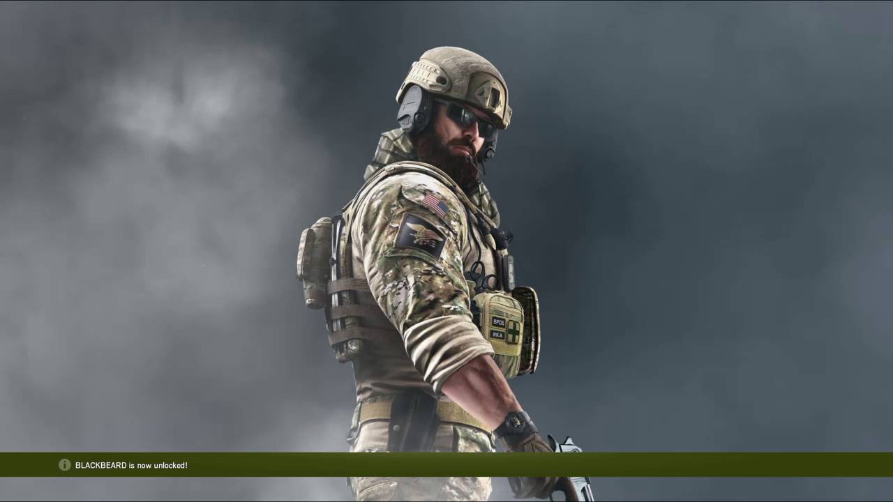 Rainbow Six Siege Unlocking Black Beard! (Desc) - YouTube