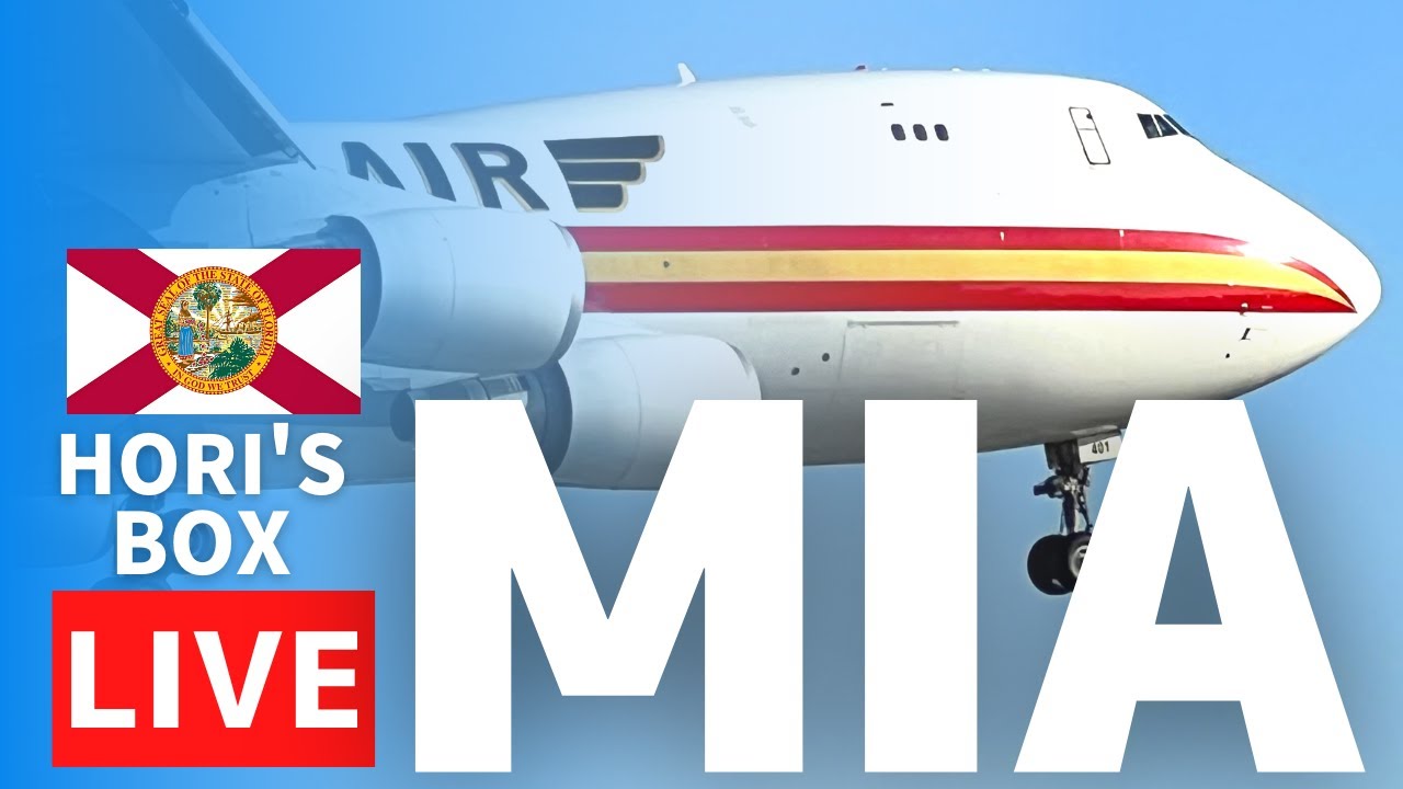 🔴 LIVE MIA・4/23/2023 @Miami Int'l Airport /マイアミ空港 - YouTube