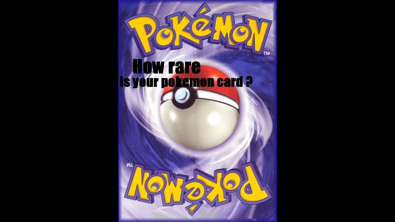 How to easily check the rarity of your pokemon card - YouTube