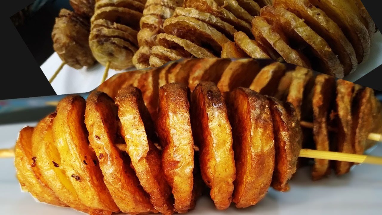 Perfect Tornado Potato Recipe| Home Made Tornado Potato | Spiral Potato ...