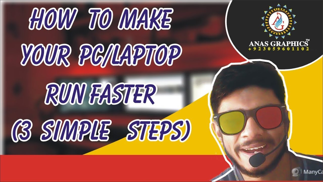How to make your pc/laptop run faster (3 simple steps) - YouTube