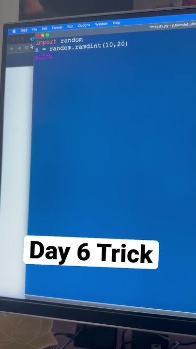 Generate Random Number In Given Range Python Youtubeshorts Youtuber Viral Shots Shorts