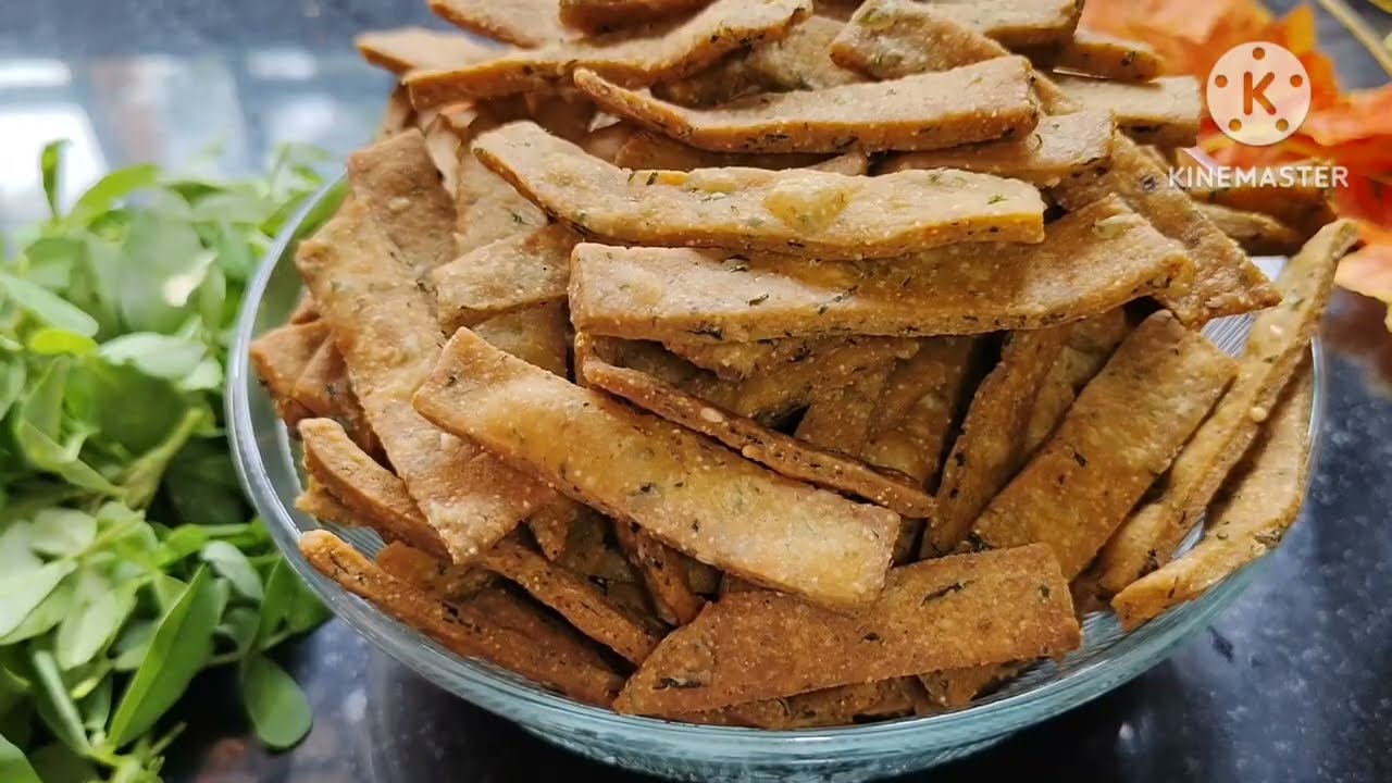 Secret to Perfect Gahu ke Atte ki Methi Matri/Crispy& healthy recipe ...