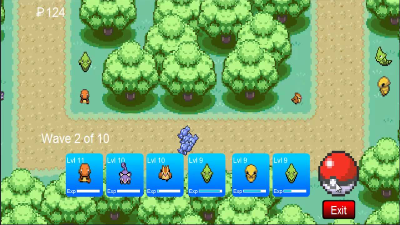 Pokemon Tower Defense gameplay #4, Training, Catching Pikachu - YouTube