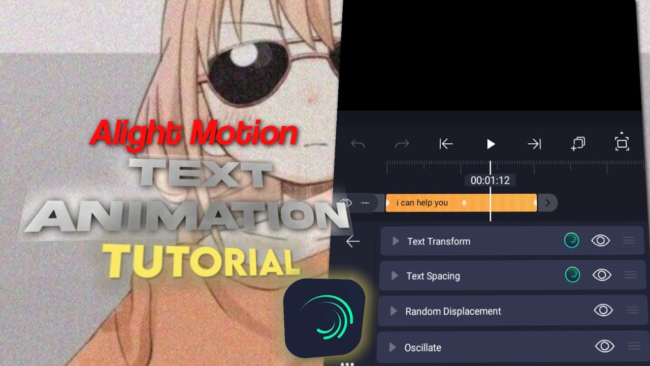 Full Tutorial Text Animation | Alight Motion 4.2 - YouTube