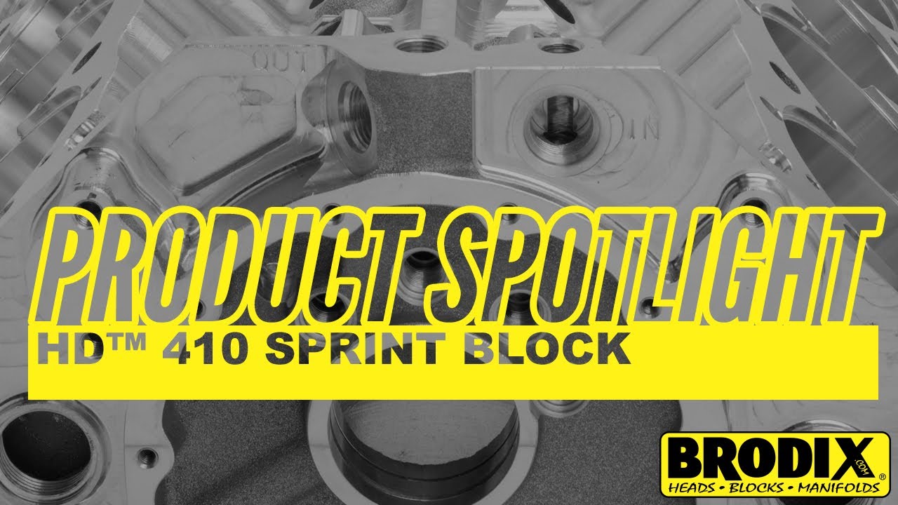 New BRODIX® HD™ 410 Sprint Block - YouTube