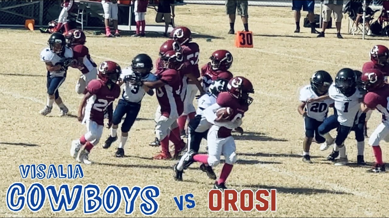 Visalia Cowboys vs Orosi - YouTube