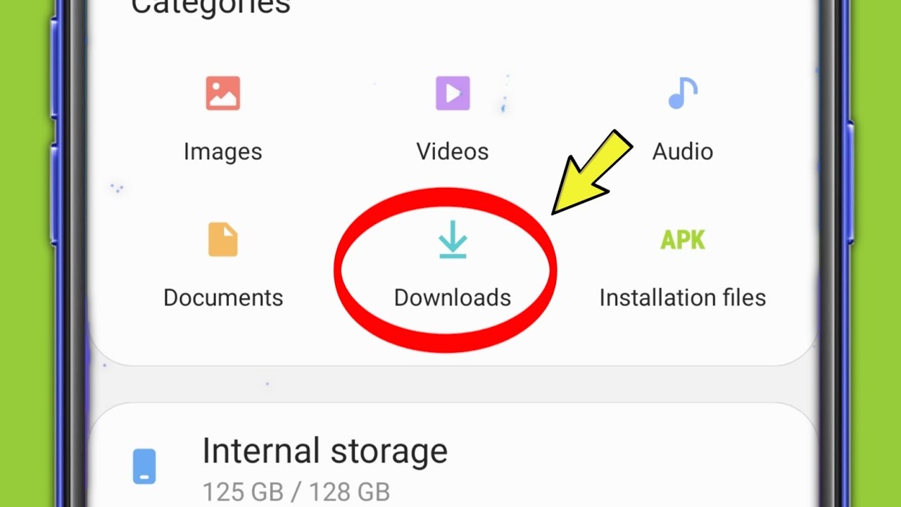 How to Find Download Files | Video Photo in Samsung Mobile Phone F23 ...