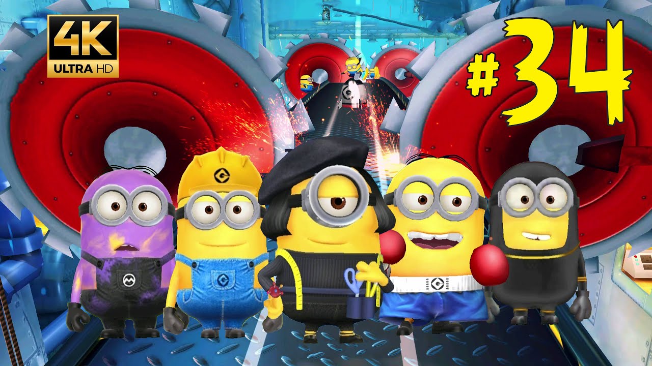 Minion Rush Special Mission Minion Racing Part 34 | 4K 60FPS - YouTube