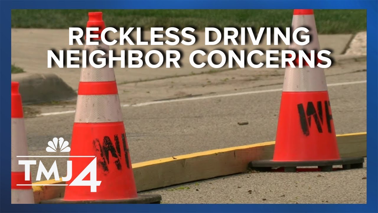 Traffic calming measures installed to slow drivers - YouTube