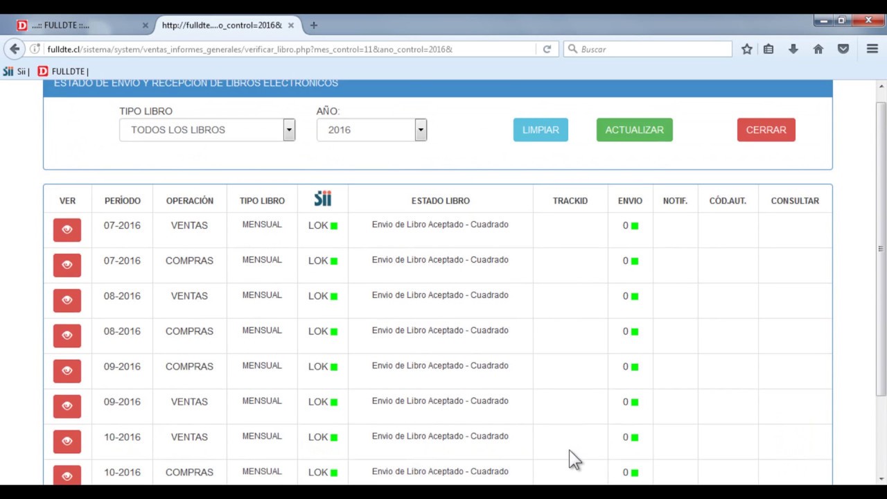 Enviar Libros de Compras y Ventas al SII - YouTube